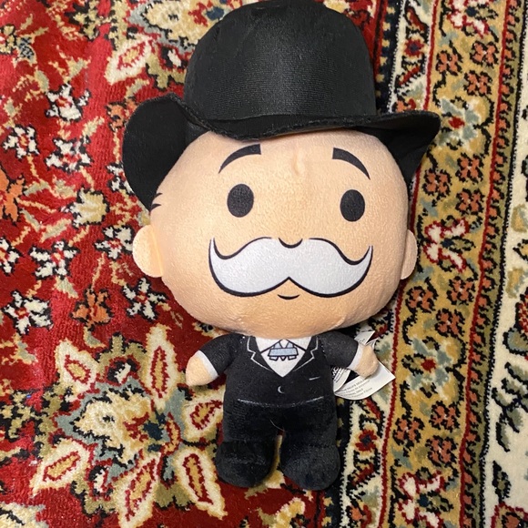 Monopoly | Toys | Mr Monopoly Uncle Pennybags Monopoly Man Plush 9 ...